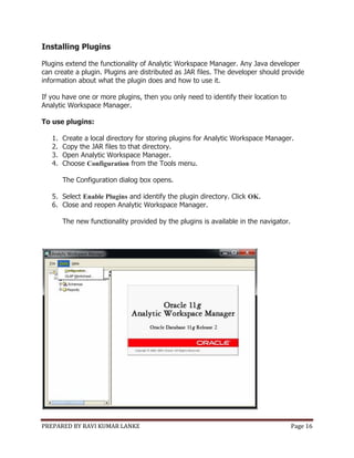 Analytics work space manager installation | PDF