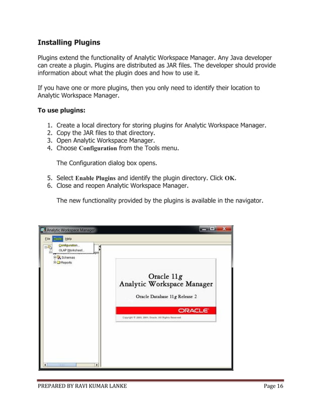 Analytics work space manager installation | PDF
