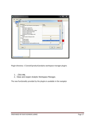 Analytics work space manager installation | PDF