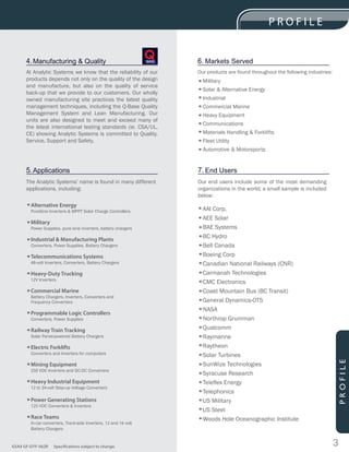 Analytic Systems>>Innovative Power Conversion Solutions | PDF