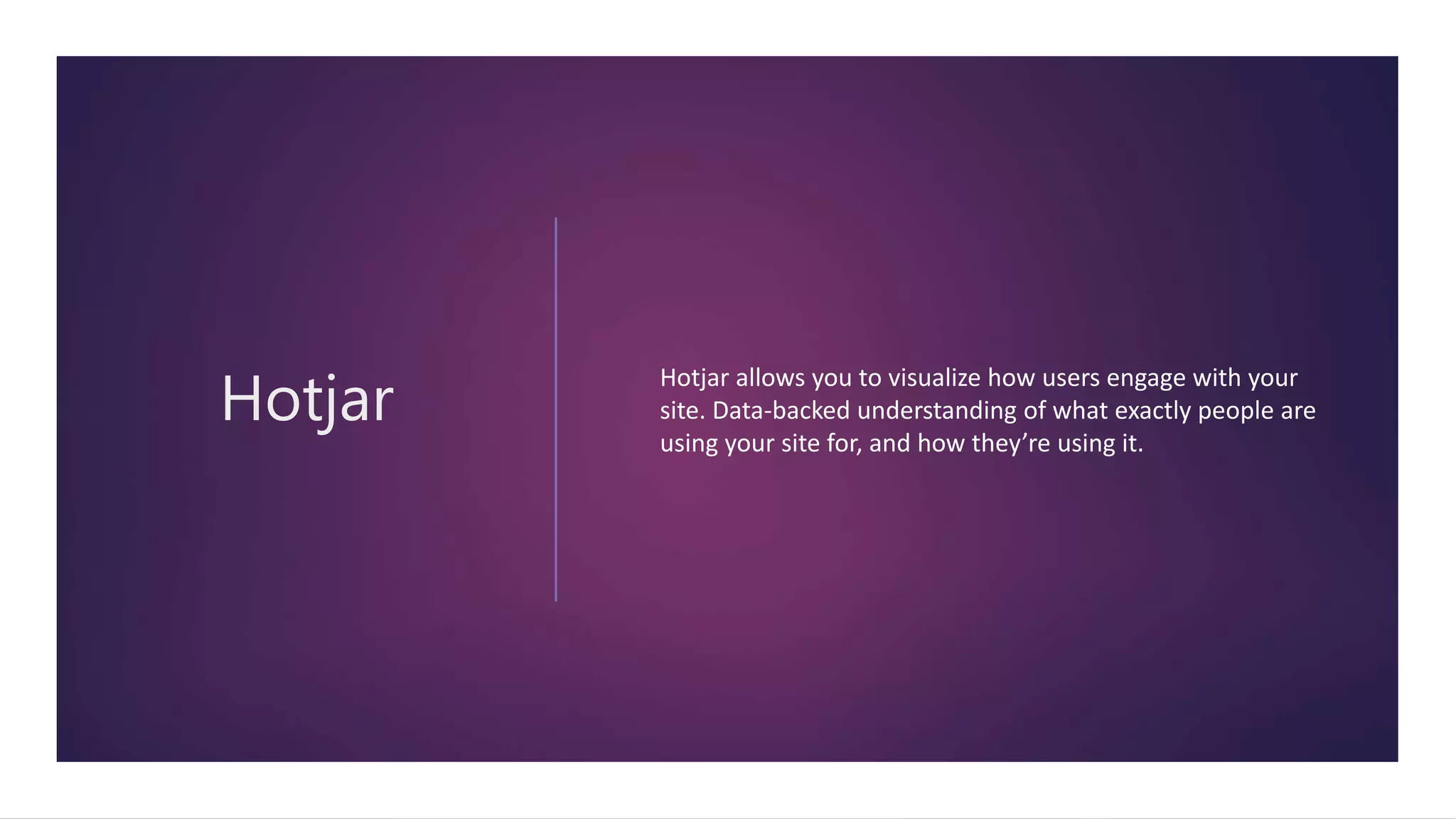 Analytic Tool Hotjar - Capability | PPTX