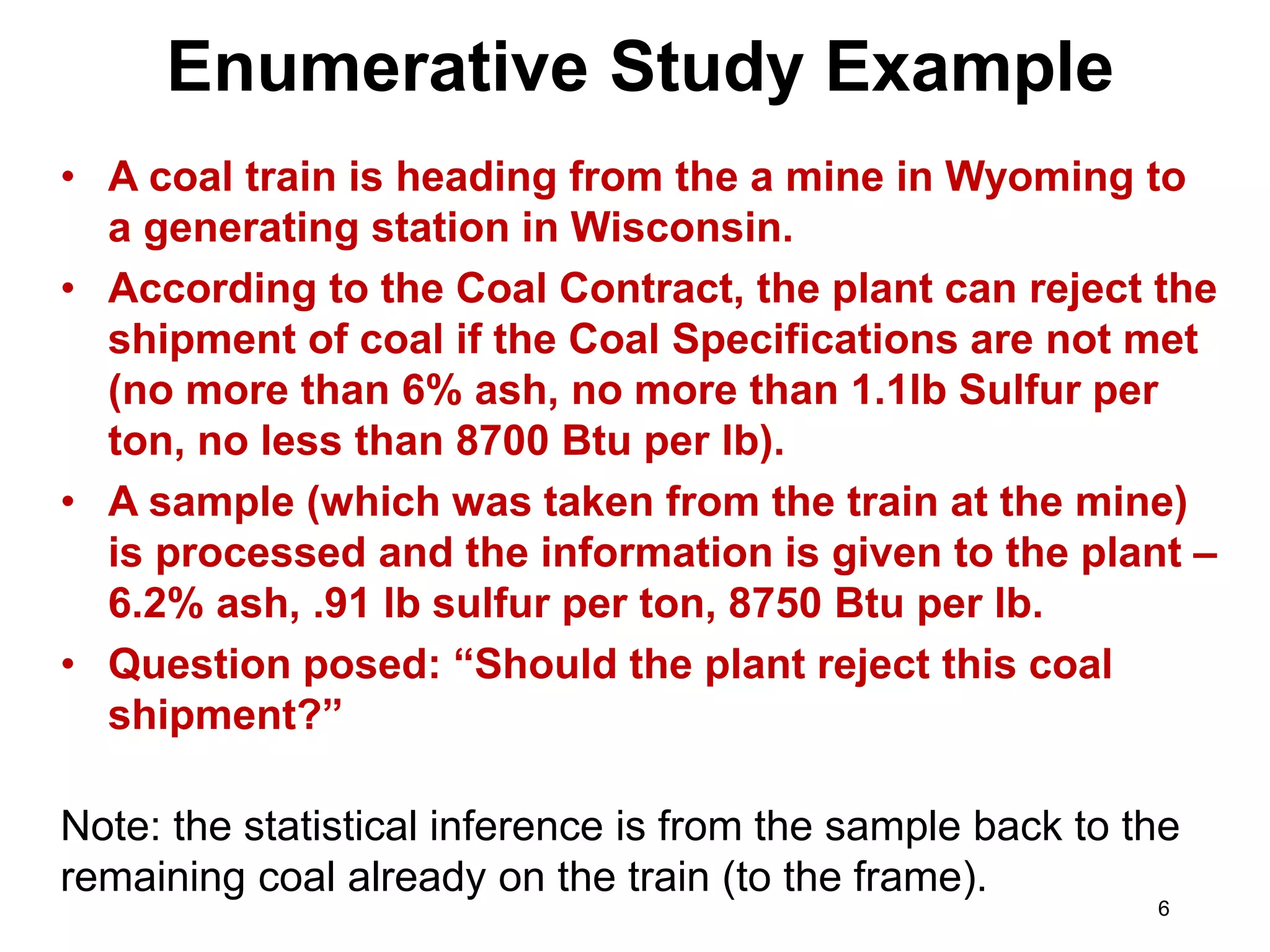 Analytic vs Enumerative Studies | PPTX