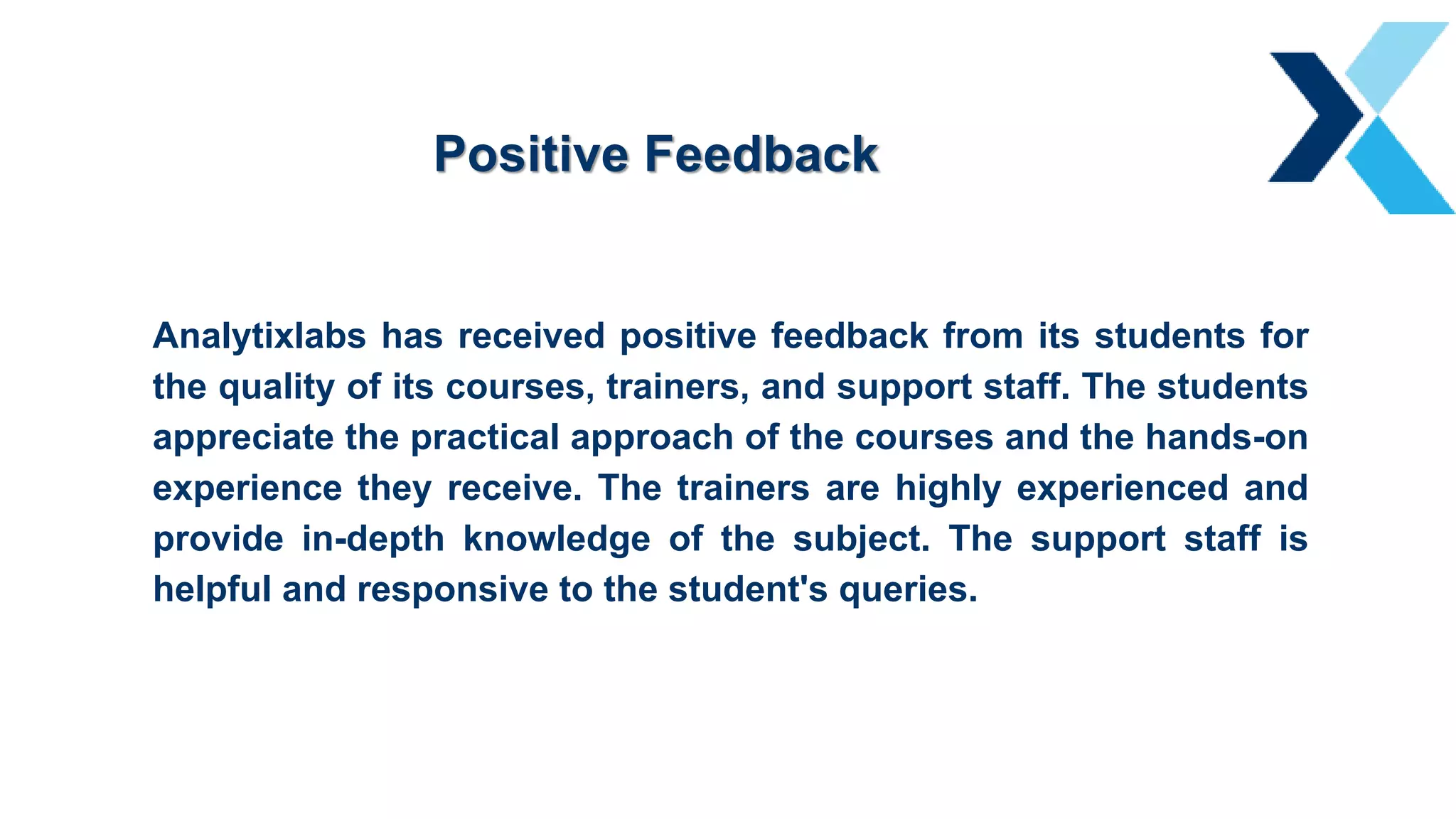 AnalytixLabs Student Feedback.pptx