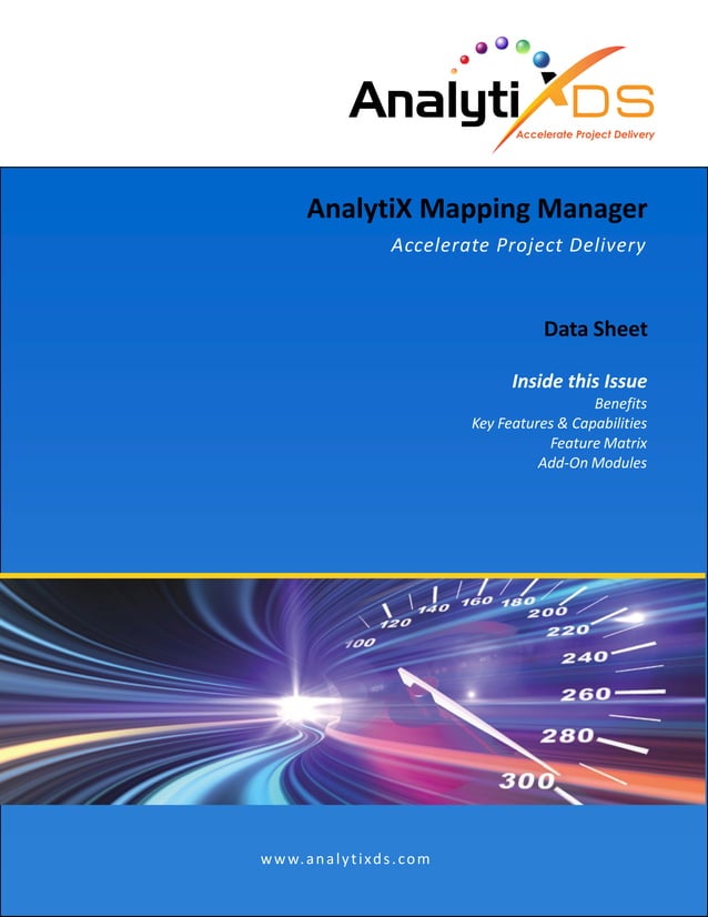 Analytix Mapping Manager Datasheet | PDF