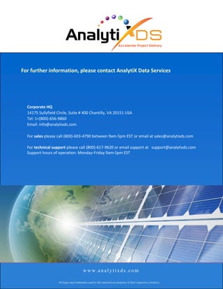 Analytix Mapping Manager Datasheet | PDF