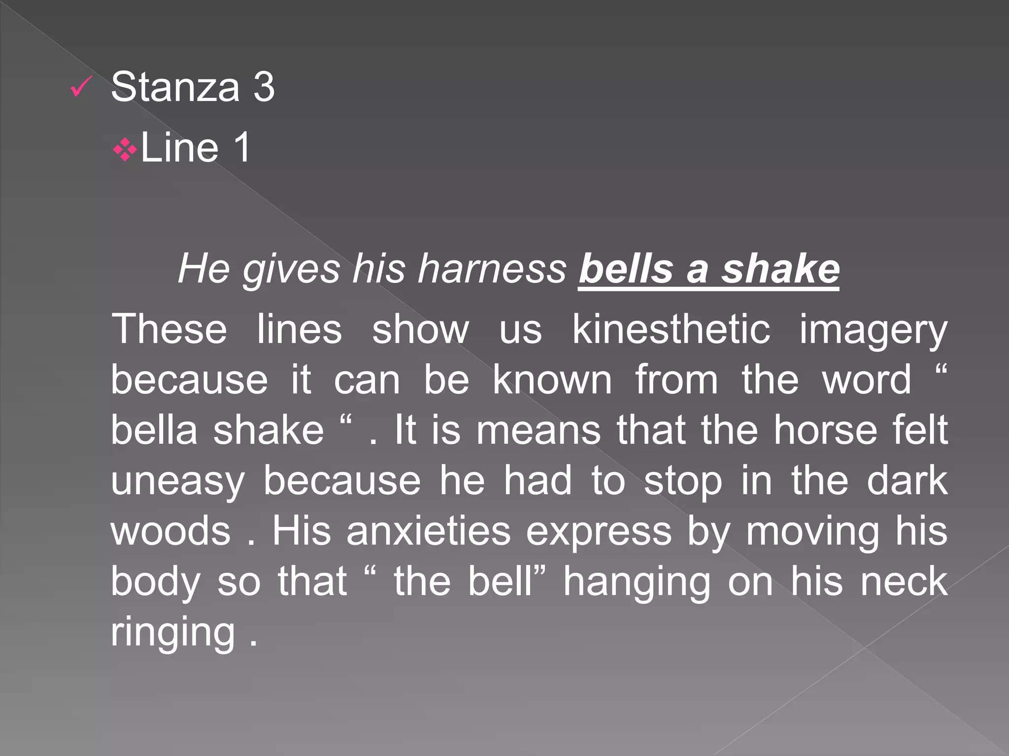 Analysis poem " Stopping by Woods" by Robert Frost | PPTX