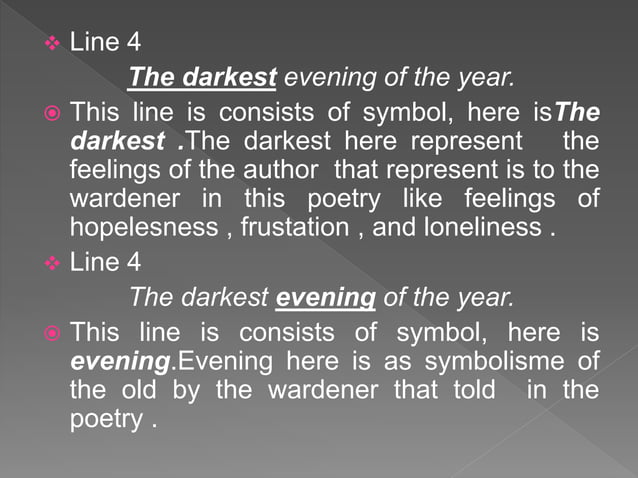Analysis poem " Stopping by Woods" by Robert Frost | PPTX