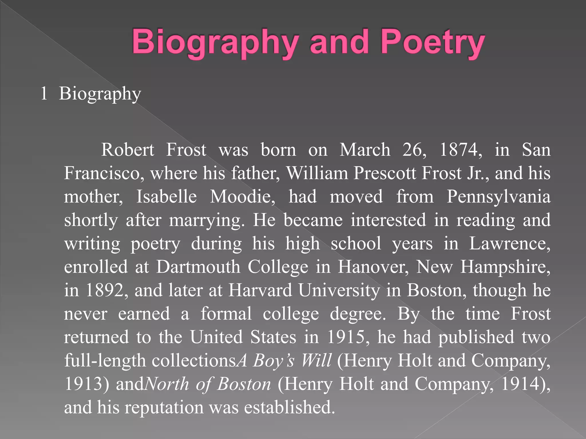 Analyzed poem | PPTX