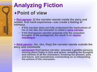 Analyze fiction irony | PPT