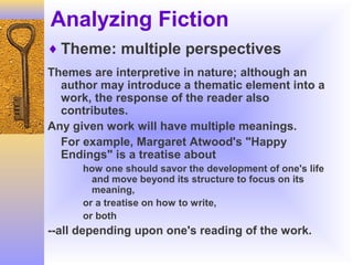 Analyze fiction irony | PPT