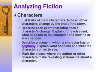 Analyze fiction irony | PPT