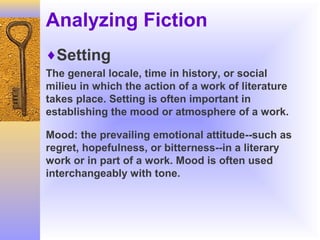 Analyze fiction irony | PPT