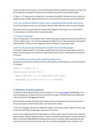 Comparison of analyzers' diagnostic possibilities at checking 64-bit code | PDF