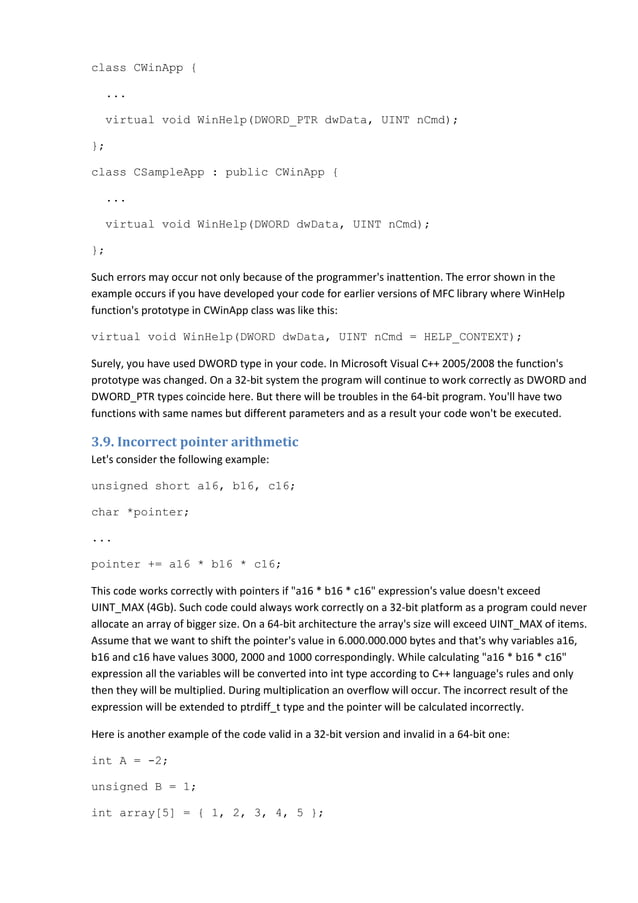 Comparison of analyzers' diagnostic possibilities at checking 64-bit code | PDF