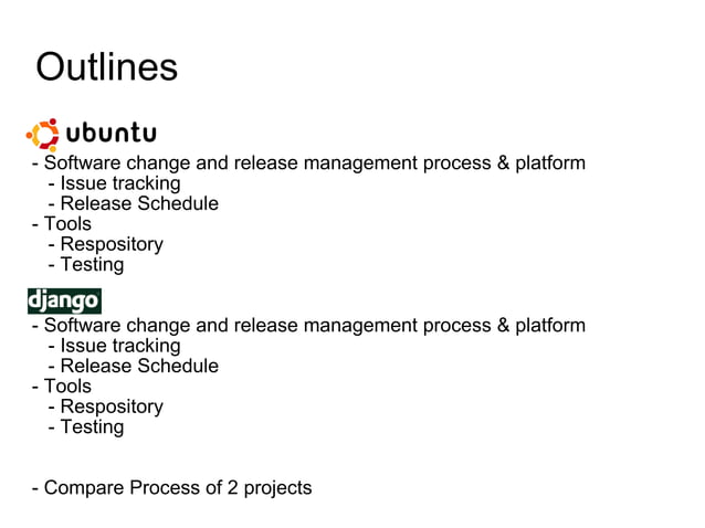 Software Quality Management of Opensource Project ( ubuntu and django ) | PPT | Free Download