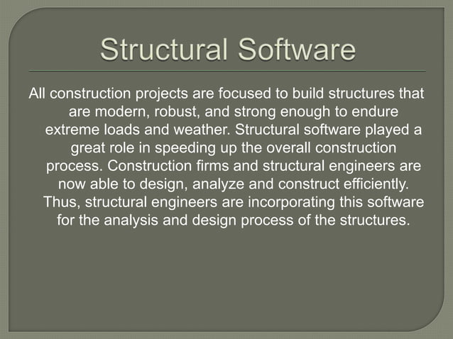 Analyze structures with structural analysis engineering software | PPT
