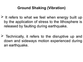 Analyze the effects of the different earthquake hazards.pptx