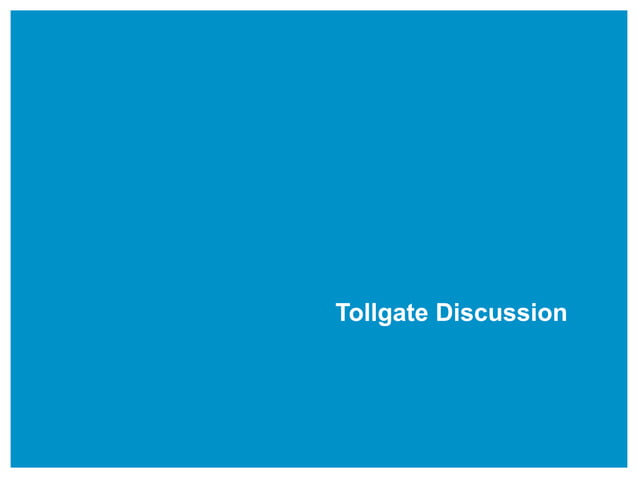 Analyze Tollgate Template-YR New York.ppt