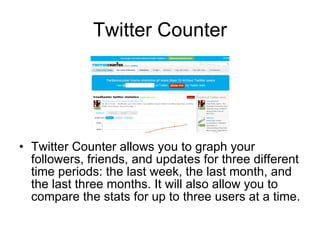 Analyze twitter trends & track clicks | PPT