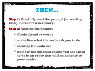 Analyzing the prompt | PPT