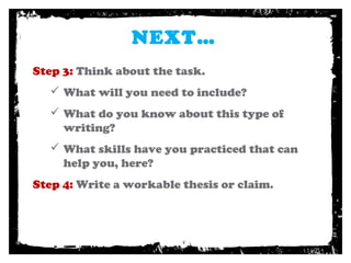 Analyzing the prompt | PPT