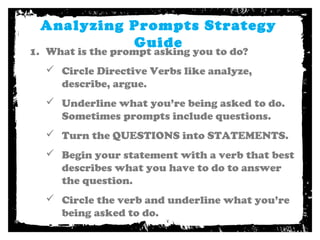 Analyzing the prompt | PPT