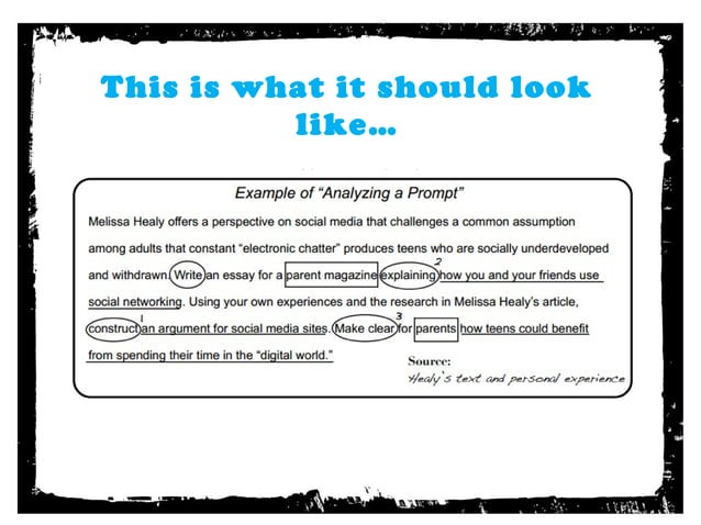Analyzing the prompt | PPT