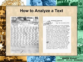 Analyzing Primary Sources | PPT