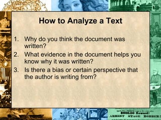 Analyzing Primary Sources | PPT