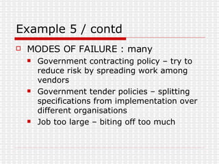 Analyzing Project Failure Modes: Lessons learnt from the field | PPT ...