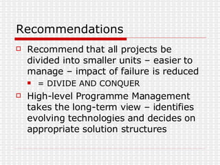 Analyzing Project Failure Modes: Lessons learnt from the field | PPT ...