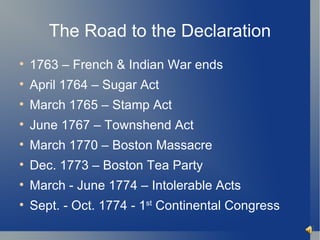 Analyzing The Declaration Of Independence | PPT