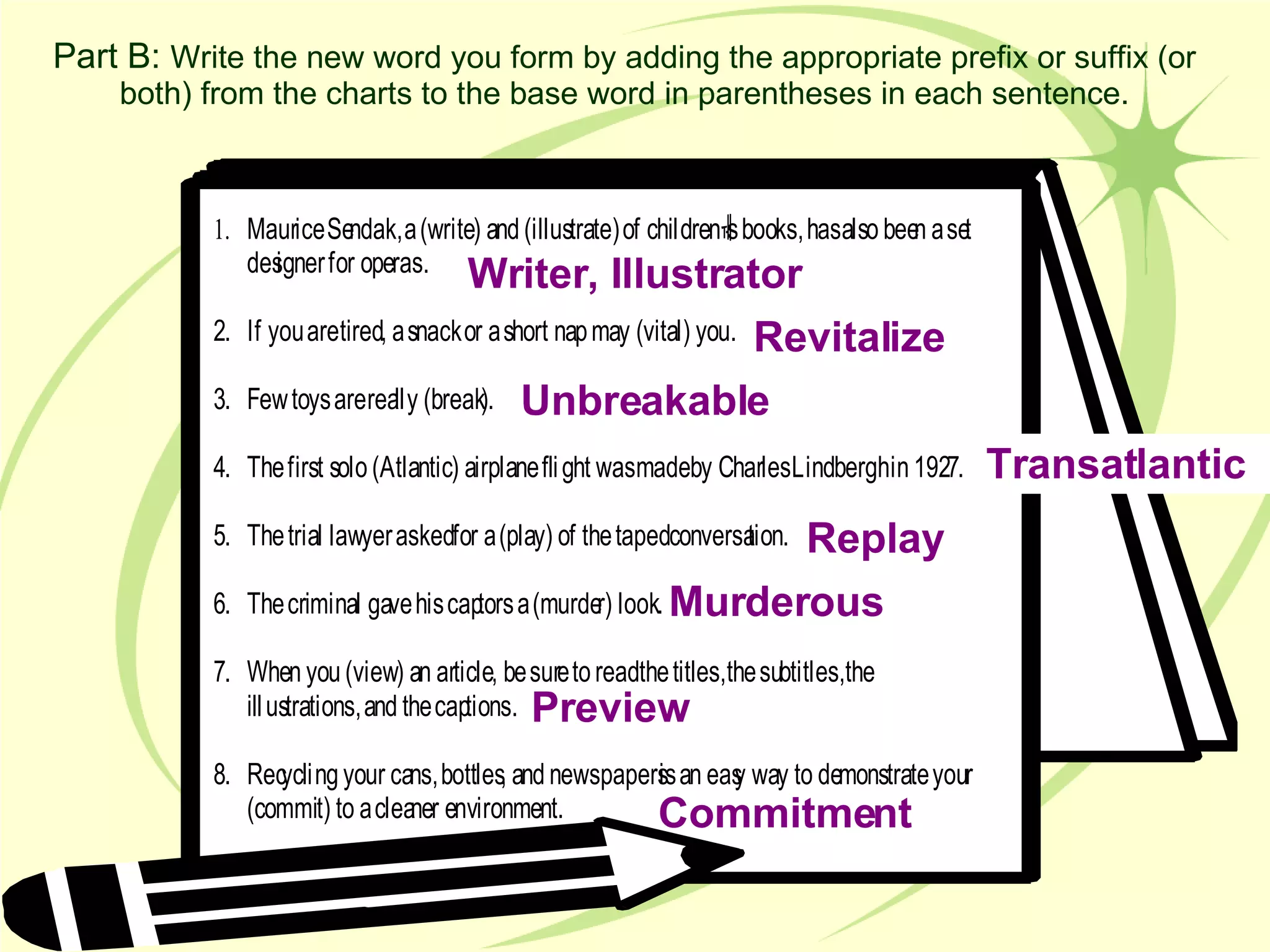 Analyzing Word Parts | PPT