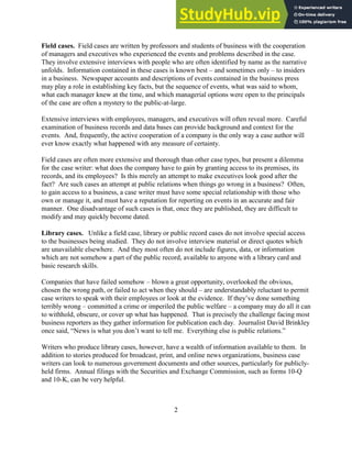 Analyzing A Case Study | PDF