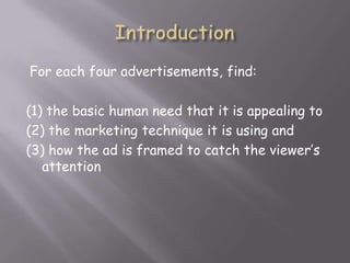 Analyzing ads | PPT