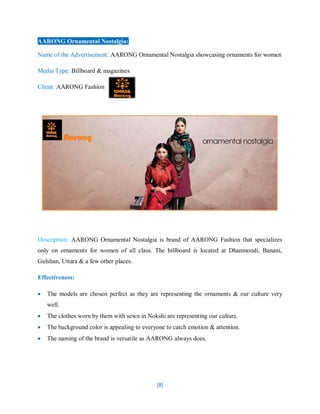 Analyzing Advertisement and Its Effectiveness [Md. Abdur Rakib] | PDF