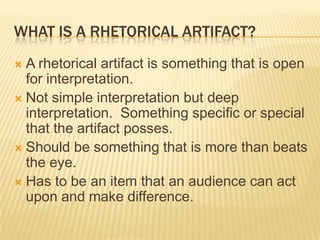 Analyzing an artifact | PPTX