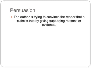 Analyzing and evaluating arguments | PPTX
