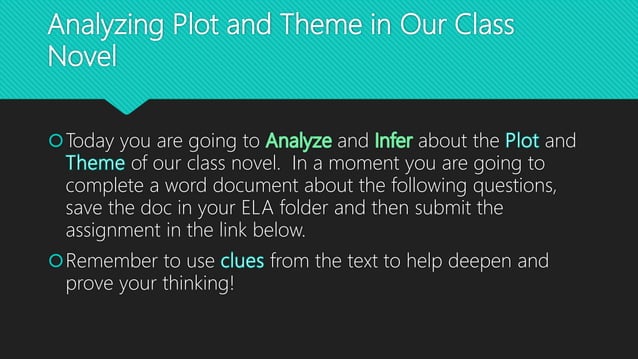 Analyzing and inferring plot and theme | PPTX | Mystery | Genres