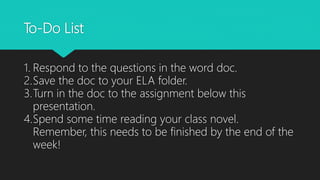 Analyzing and inferring plot and theme | PPTX