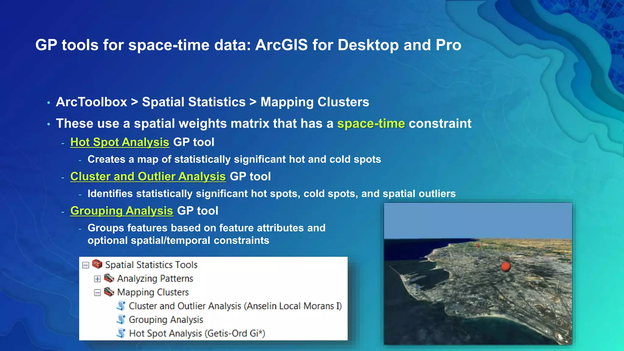 Analyzing and mapping space-time data | PPTX