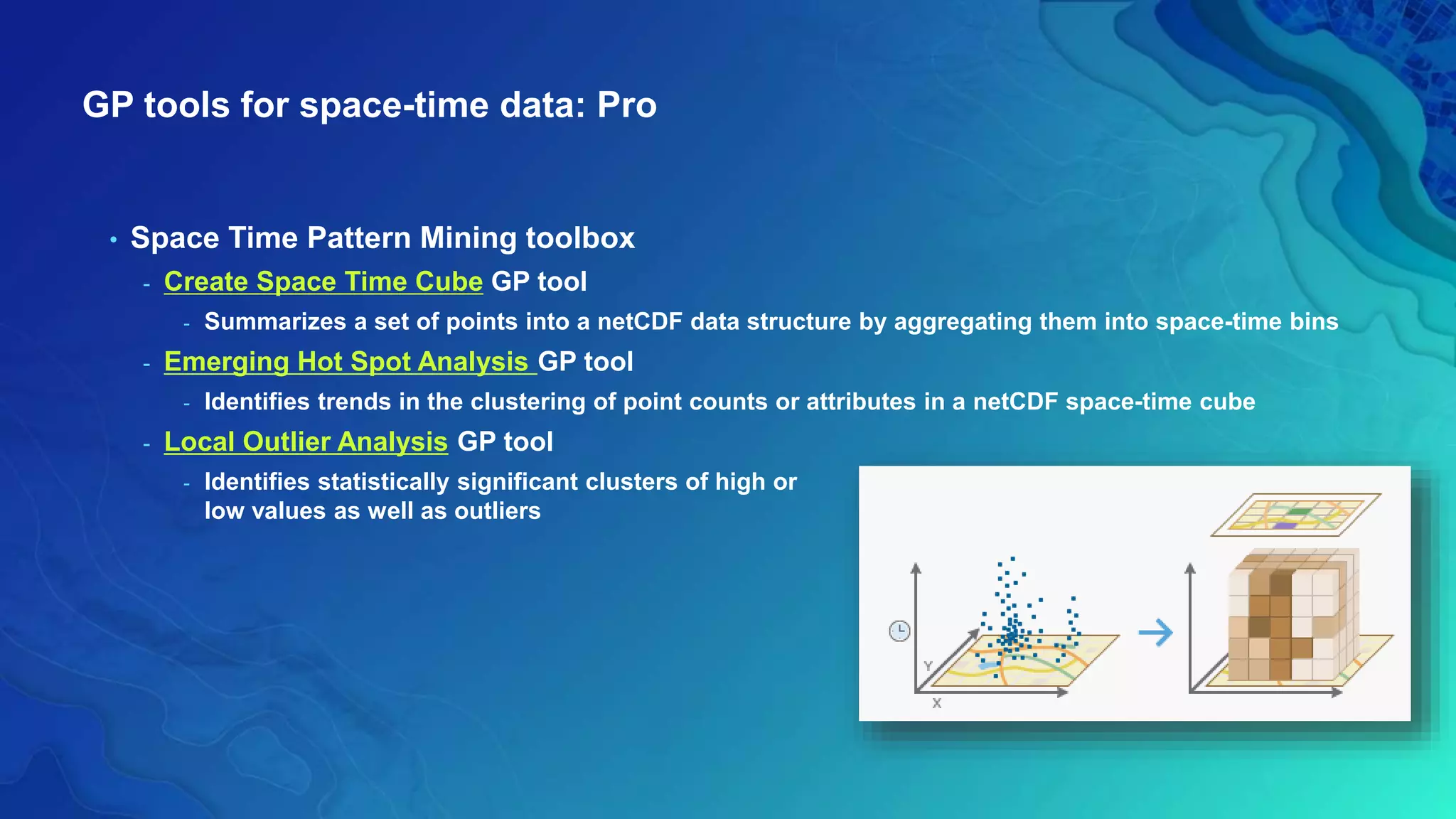 Analyzing and mapping space-time data | PPTX