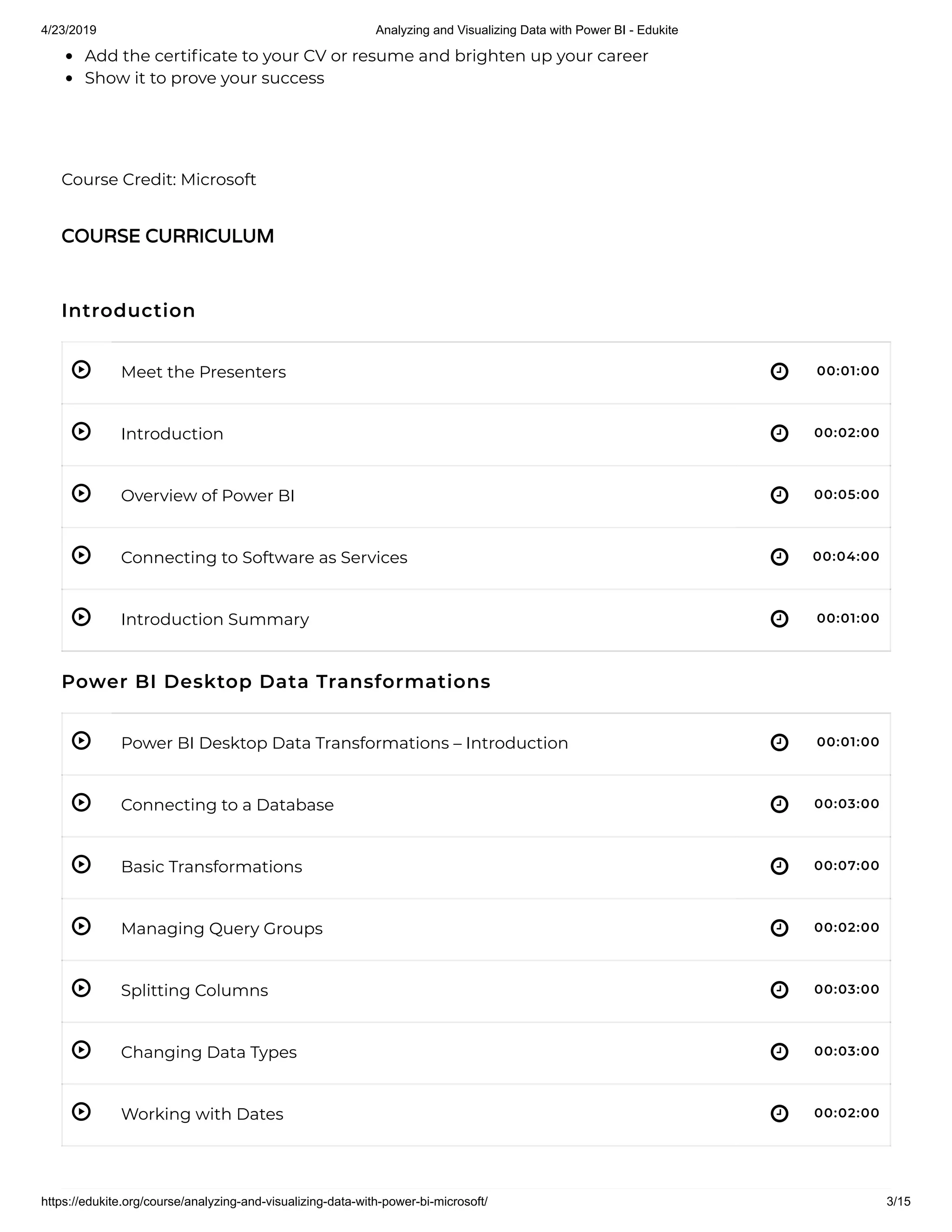 Analyzing and visualizing data with power bi edukite | PDF