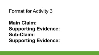 Analyzing Arguments PowerPoint presentation | PPTX