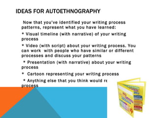 Analyzing autoethnography | PPT | Educational Assessment | Education