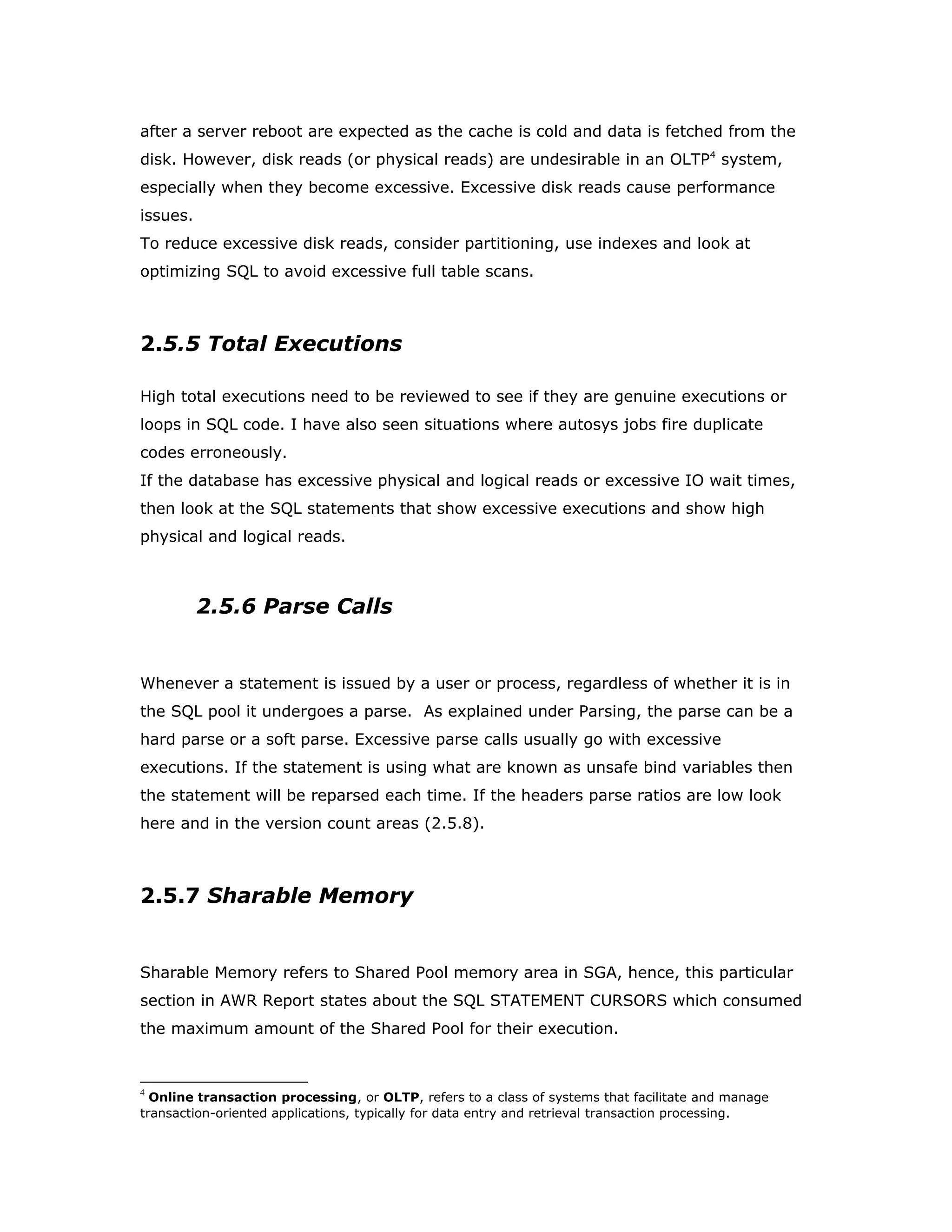 Analyzing awr report | DOC