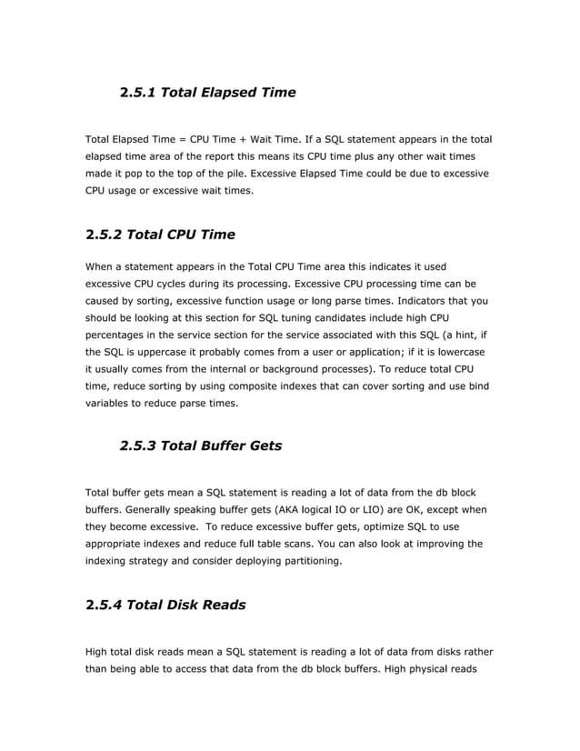 Analyzing Awr Report Pdf
