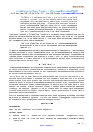 Analyzing British & American Hegemonies in ‘The Inheritance of Loss’ By ...