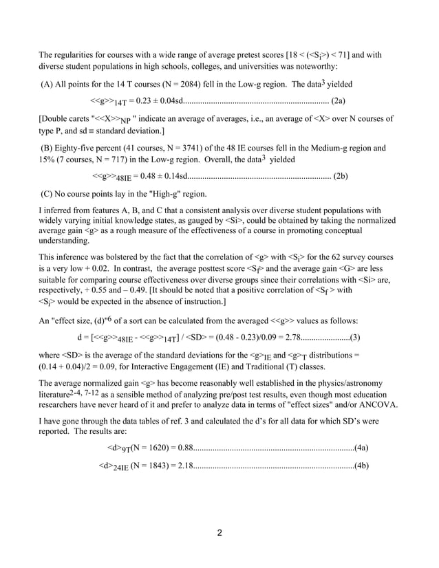 Analyzing change gain hake | PDF