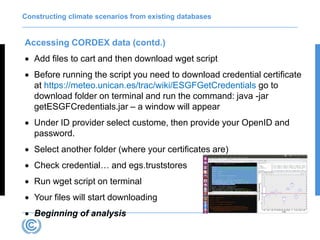 Analyzing climate change risks_constructing climate scenarios | PDF